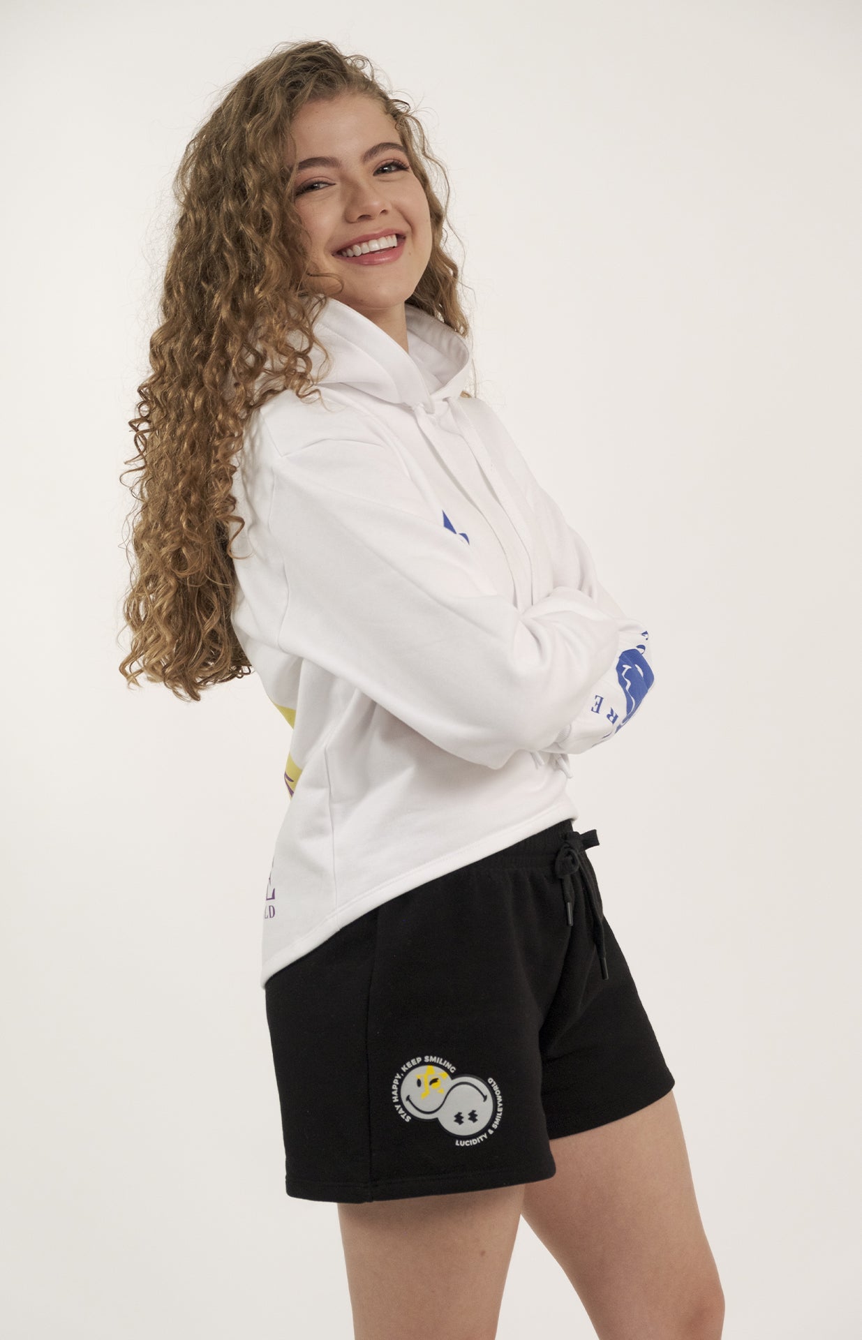 Stay Happy Keep Smiling SmileyWorld® Short – Lucidity Clothing